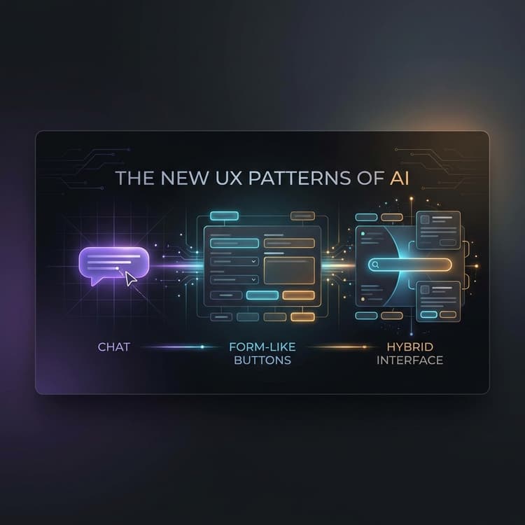 The New UX Patterns of AI: When to Use Chat, When to Use Buttons, and ...